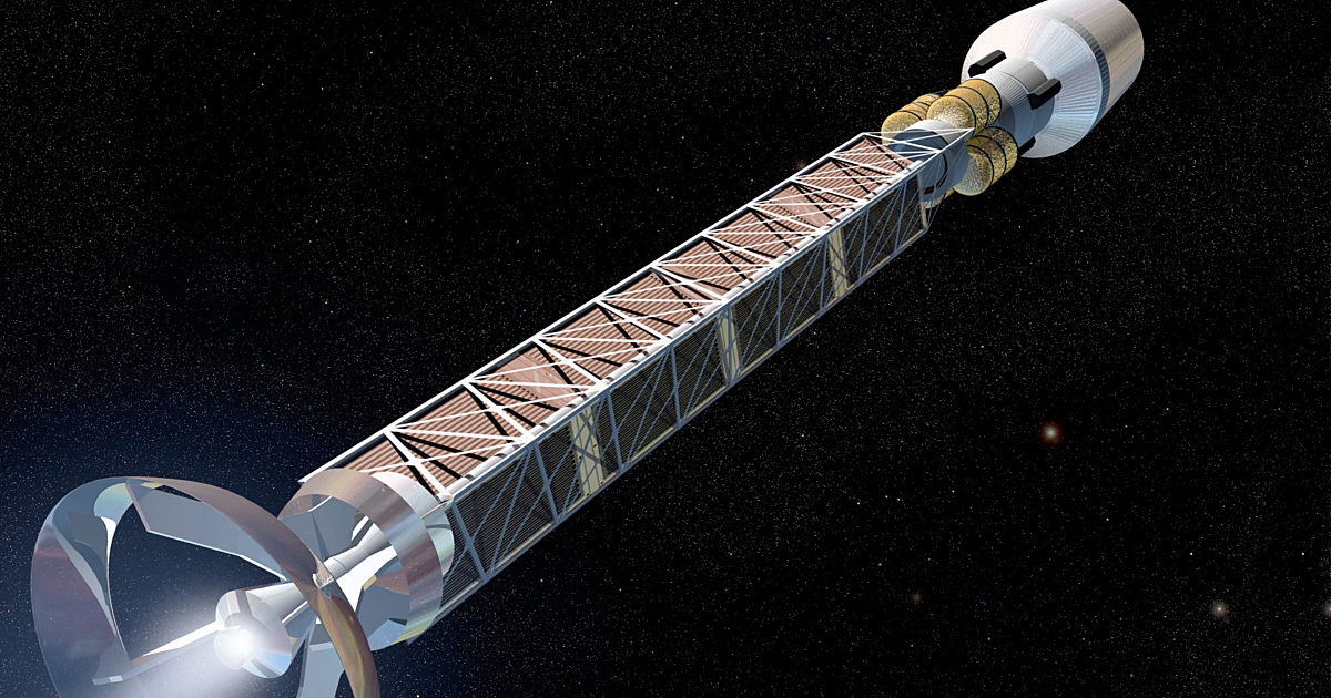 Artist's concept of antimatter propulsion… | The Planetary Society