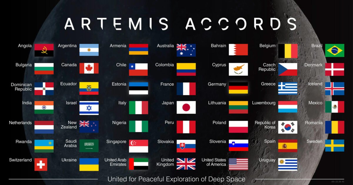 Artemis Accords nations | The Planetary Society Artemis Accords nations | The Planetary Society
