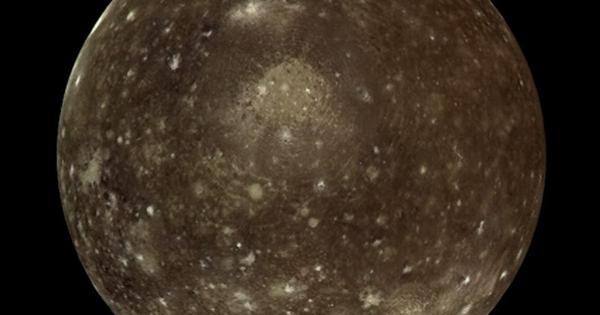 Callisto in color from Galileo orbit E11 | The Planetary Society