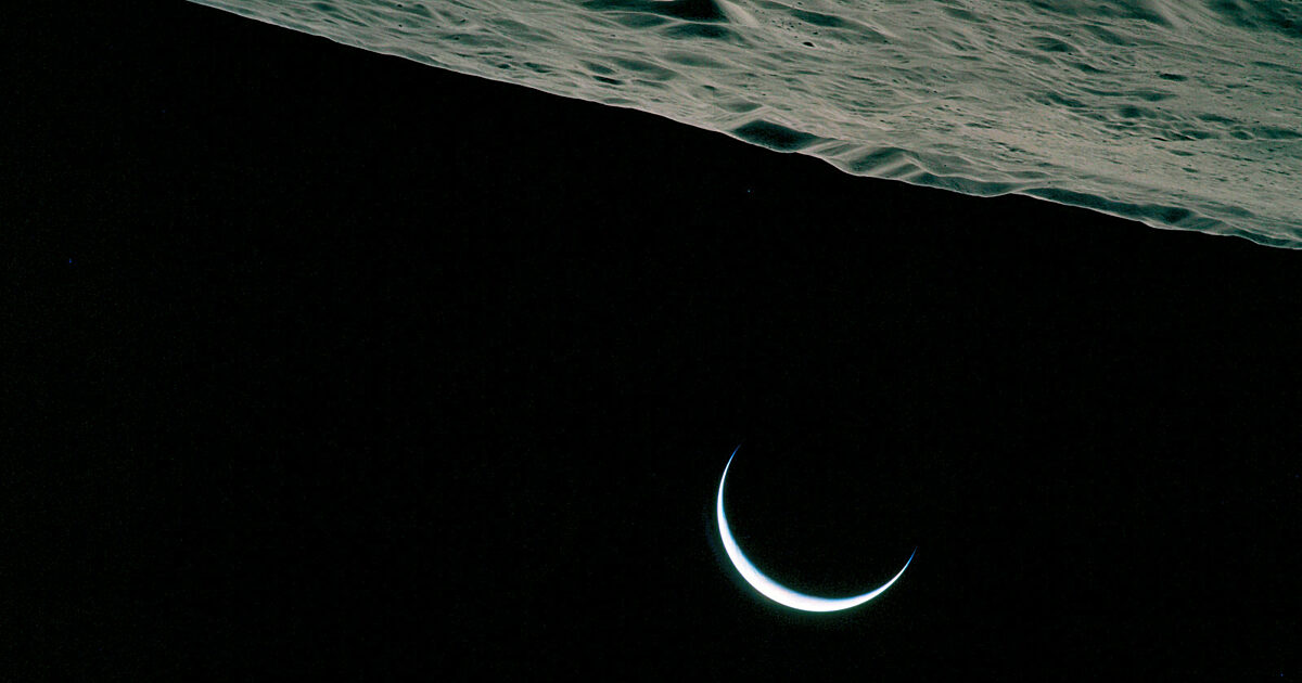 Crescent Earth from Apollo 15 | The Planetary Society