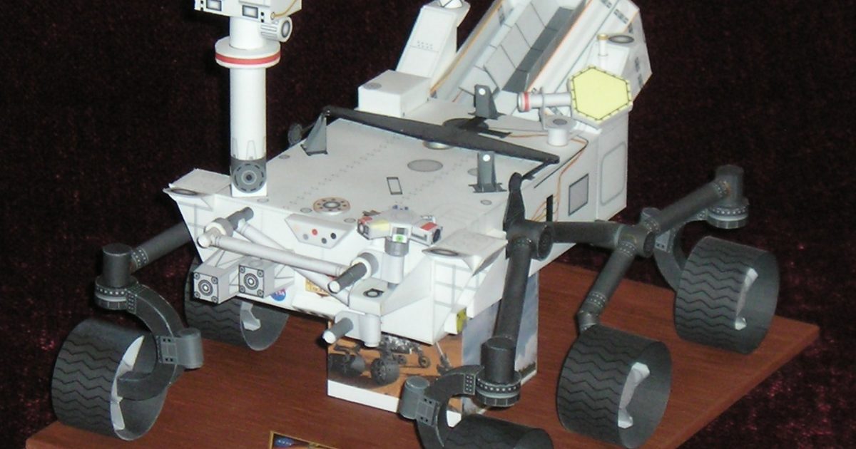 Paper model of Curiosity rover | The Planetary Society