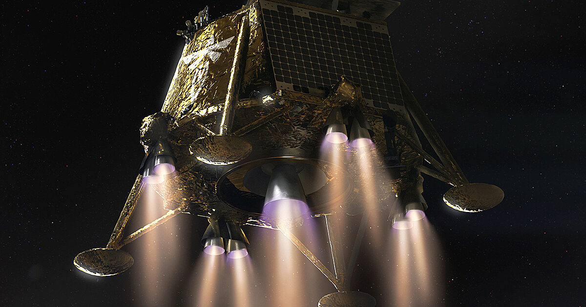 Render of Firefly's Blue Ghost lander | The Planetary Society