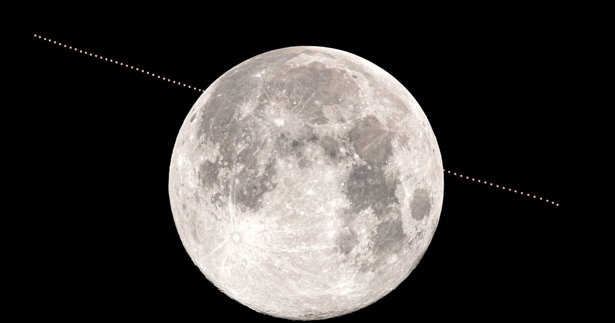 The Moon occulting Mars | The Planetary Society