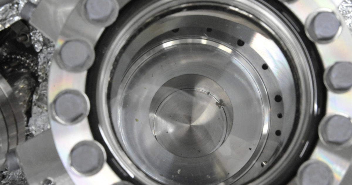 Photo inside the Hayabusa sample capsule | The Planetary Society