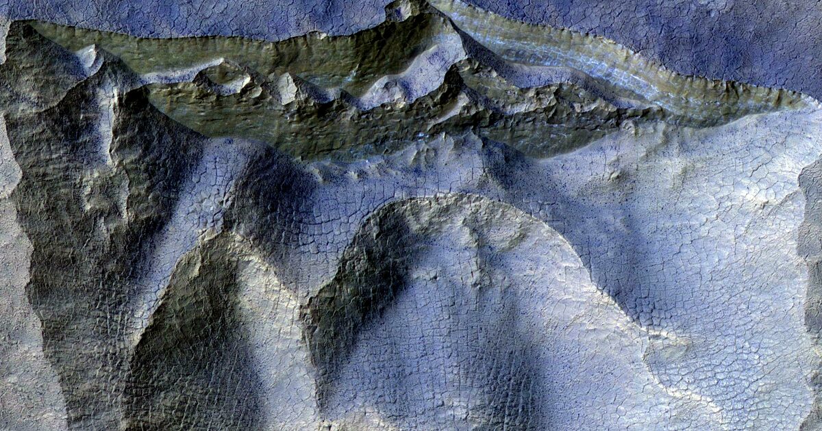 Icy Mars Cliffs | The Planetary Society