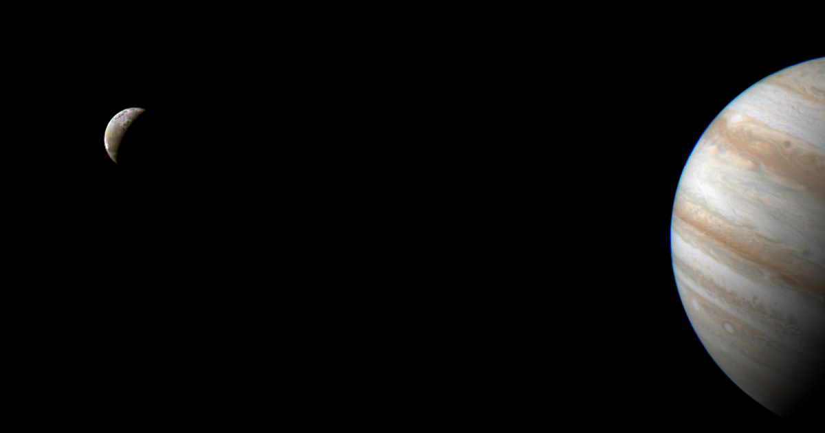 Juno spies Jupiter and Io | The Planetary Society Juno spies Jupiter and Io | The Planetary Society