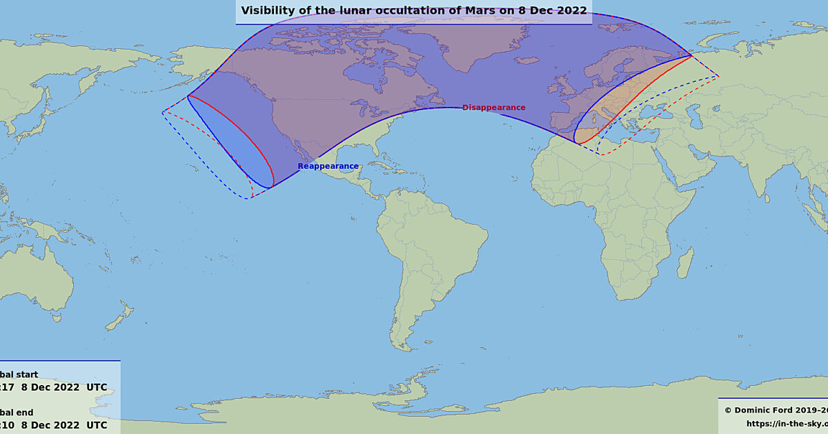 The visibility of the Dec. 7/8 occultation of… | The Planetary Society