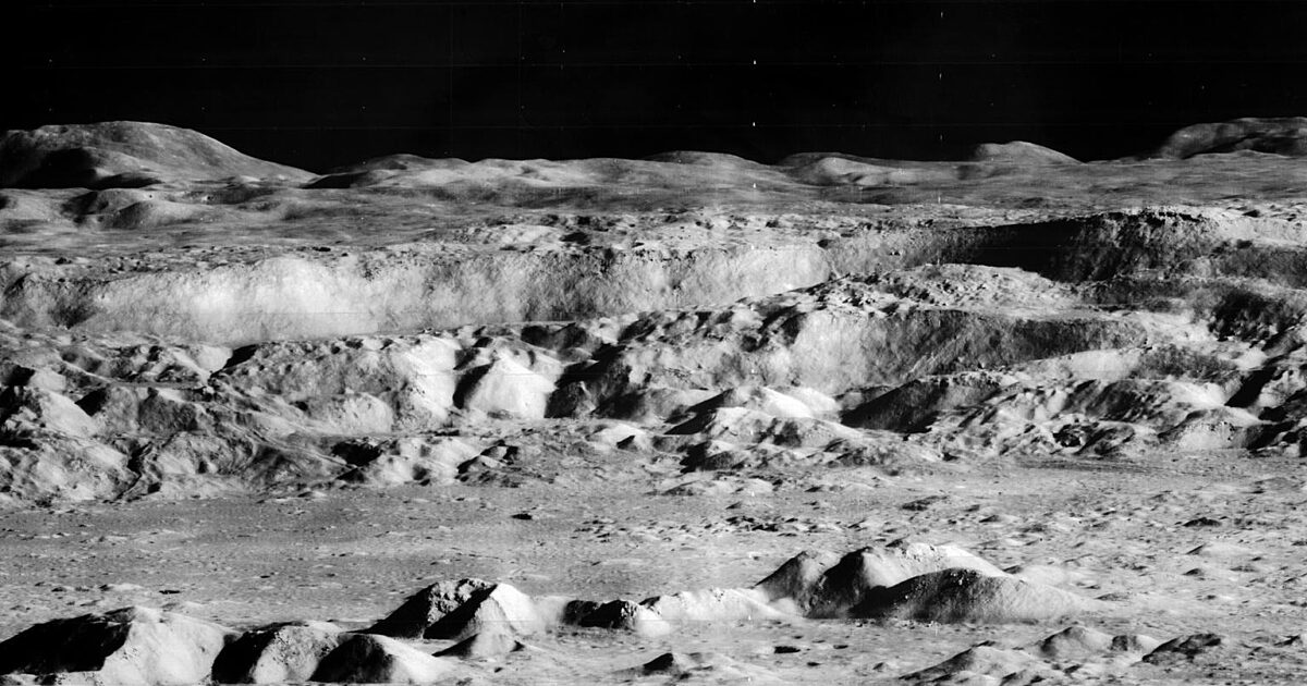 Copernicus crater from Lunar Orbiter 2 | The Planetary Society