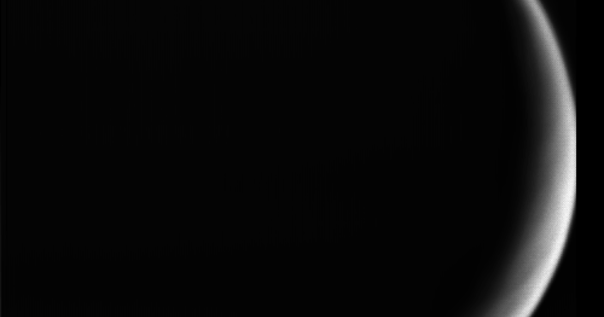 Crescent Mars from Mars Express VMC | The Planetary Society