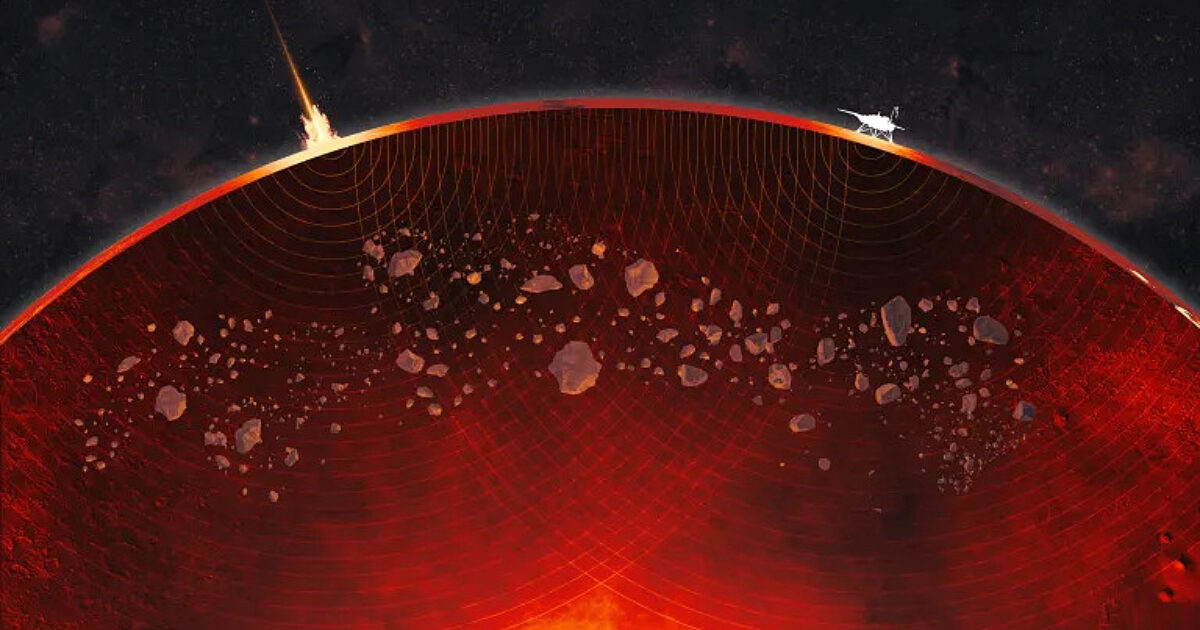 Mars impact seismic illustration | The Planetary Society