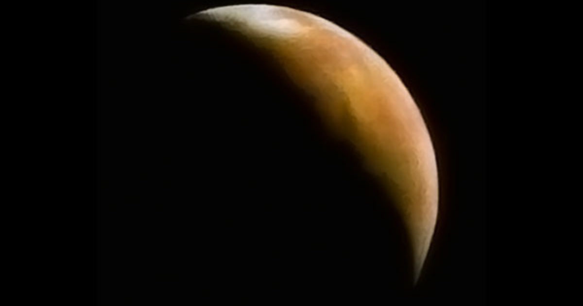 Crescent Mars, from Mars 3 | The Planetary Society