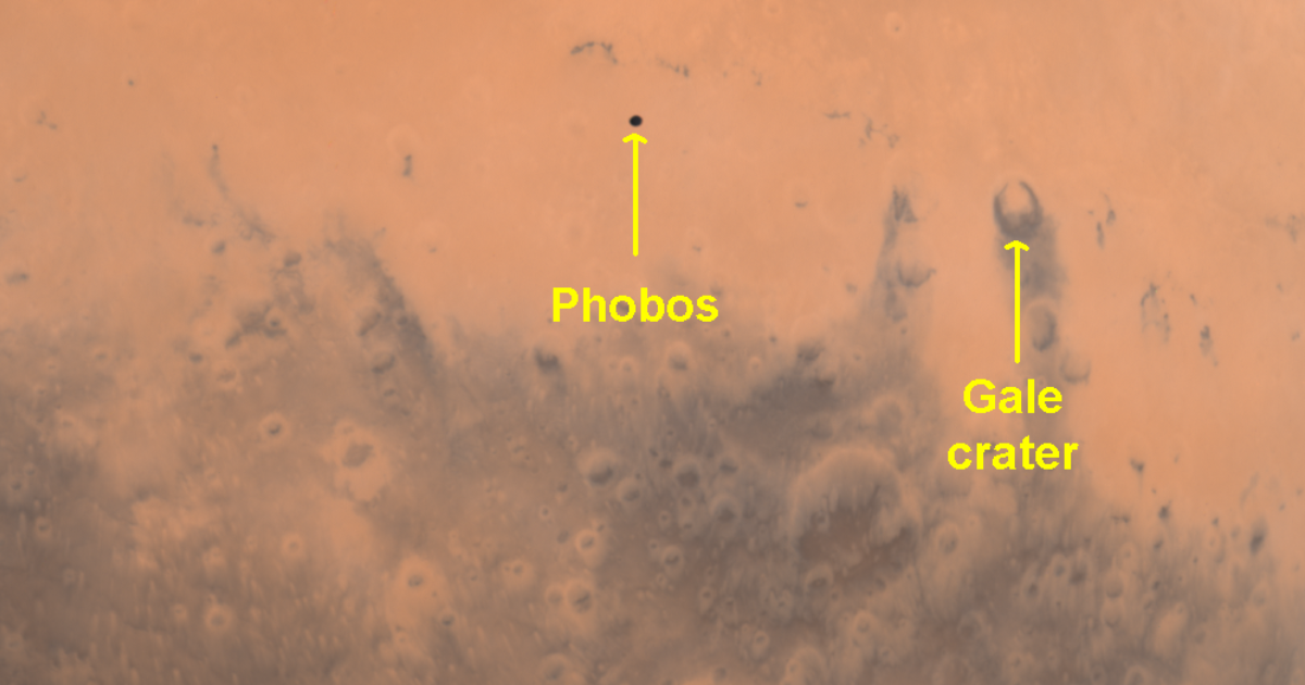 Phobos over Mars (labeled) | The Planetary Society