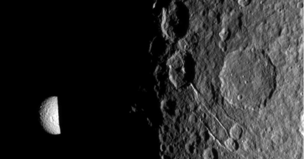 Mimas setting | The Planetary Society
