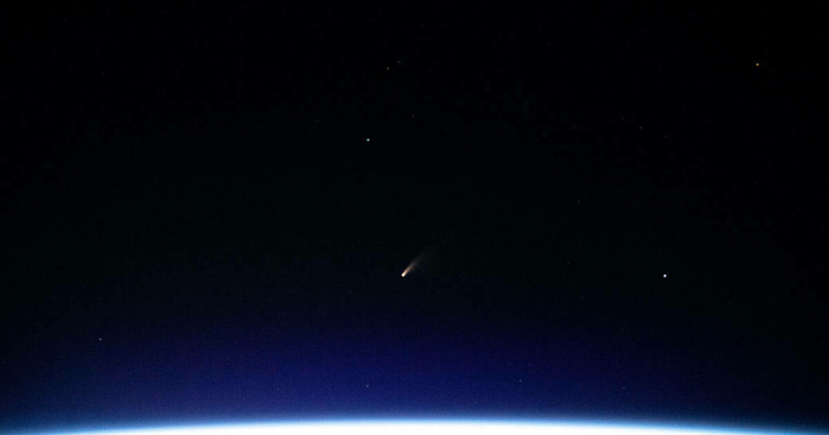Comet NEOWISE over Earth | The Planetary Society