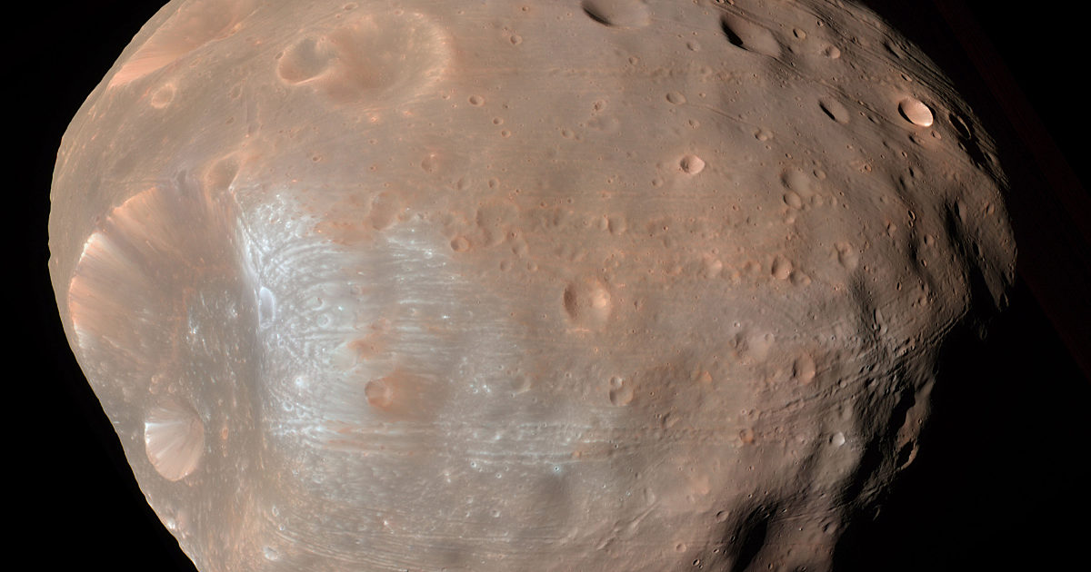 Color view of Phobos from Mars Reconnaissance… | The Planetary Society