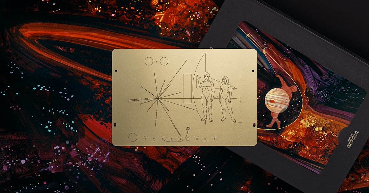 The Pioneer plaque pin | The Planetary Society