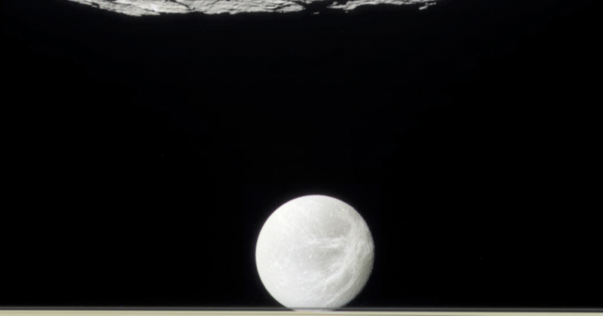 Rhea, rings, Dione | The Planetary Society