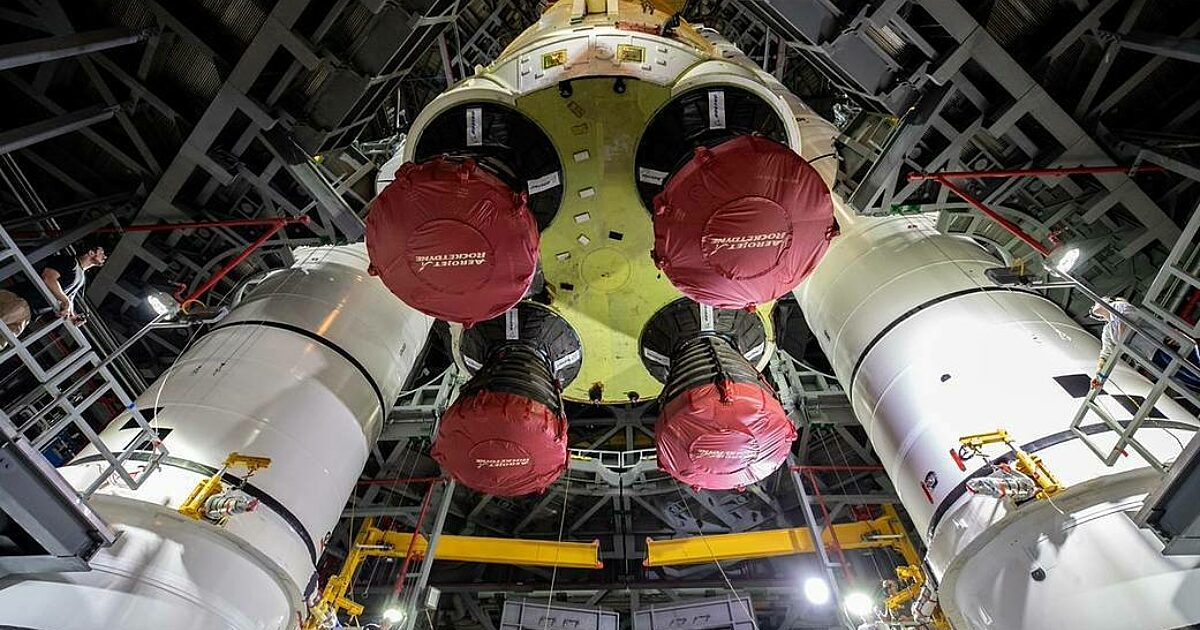 SLS Core Stage on Boosters | The Planetary Society