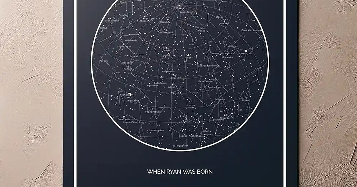 Personalized star map poster | The Planetary Society