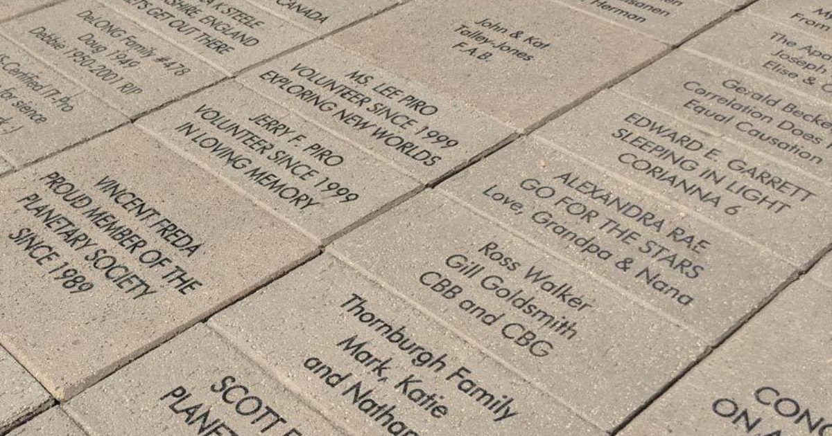 Buy a Brick Program | The Planetary Society