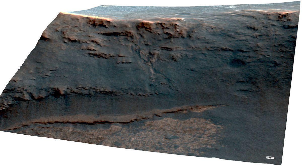 Perseverance Valley Perspective View | The Planetary Society