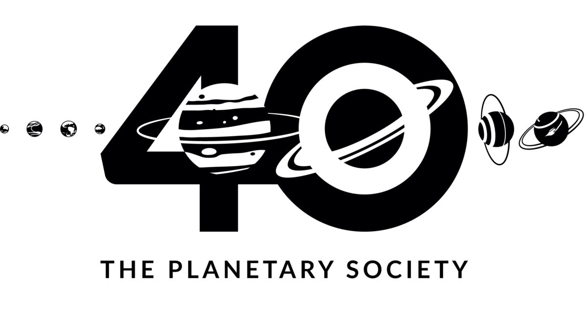 40th anniversary logo | The Planetary Society