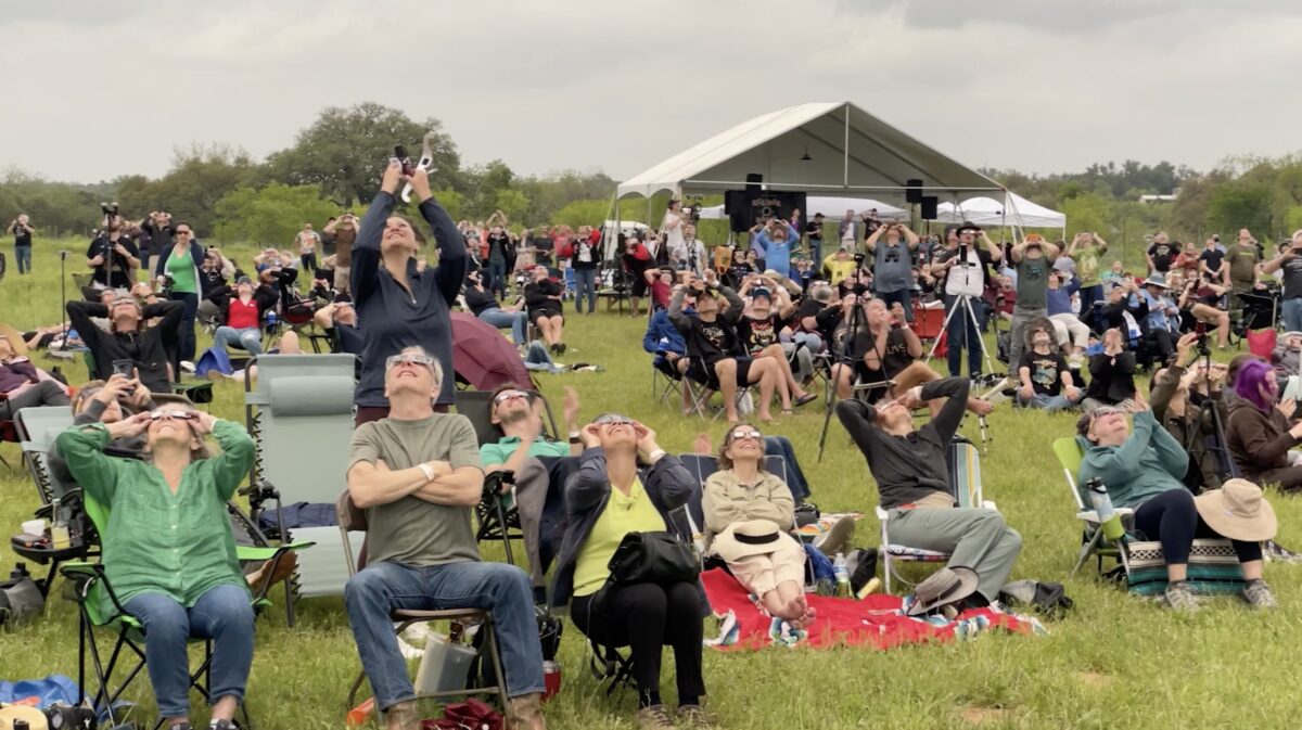 A crowd at Eclipse-O-Rama 2024 | The Planetary Society