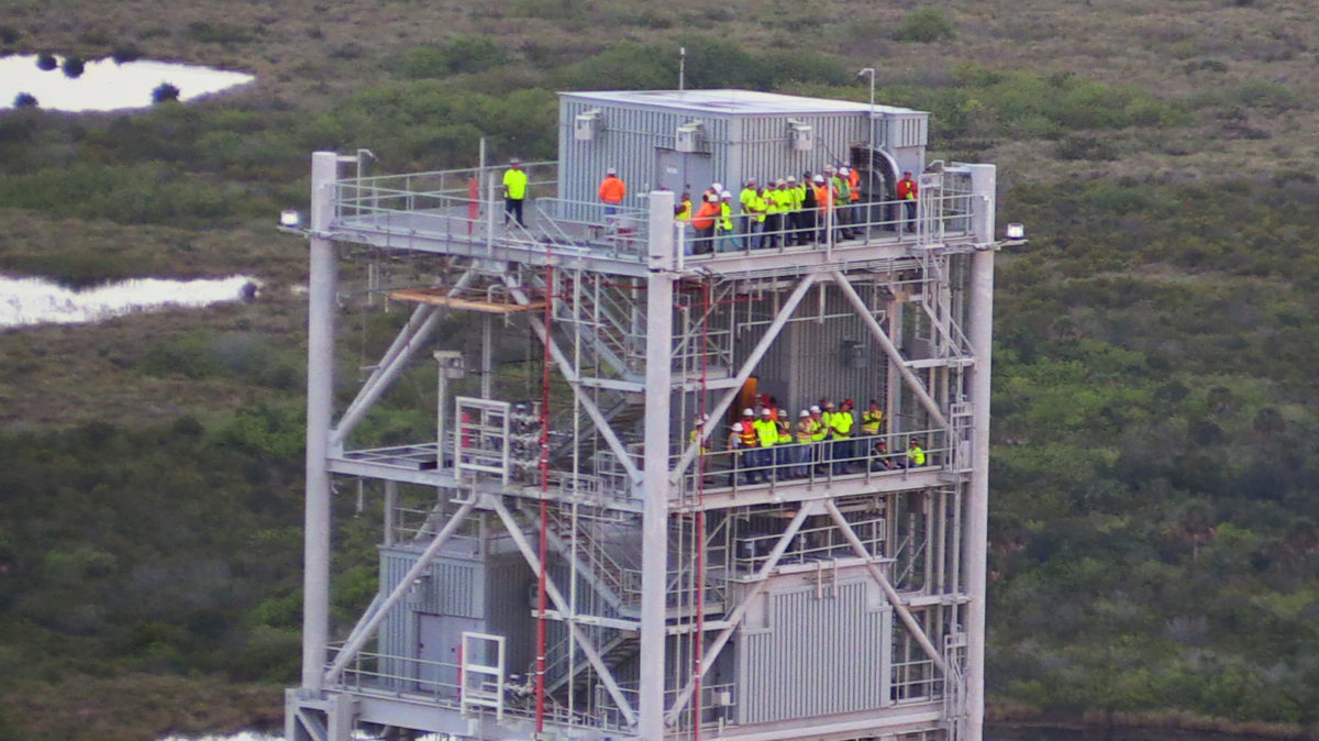 Watching from the Mobile Launcher | The Planetary Society