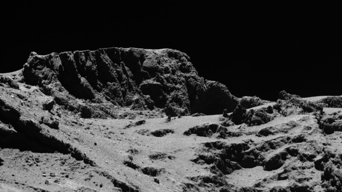 Cliff on comet 67P | The Planetary Society