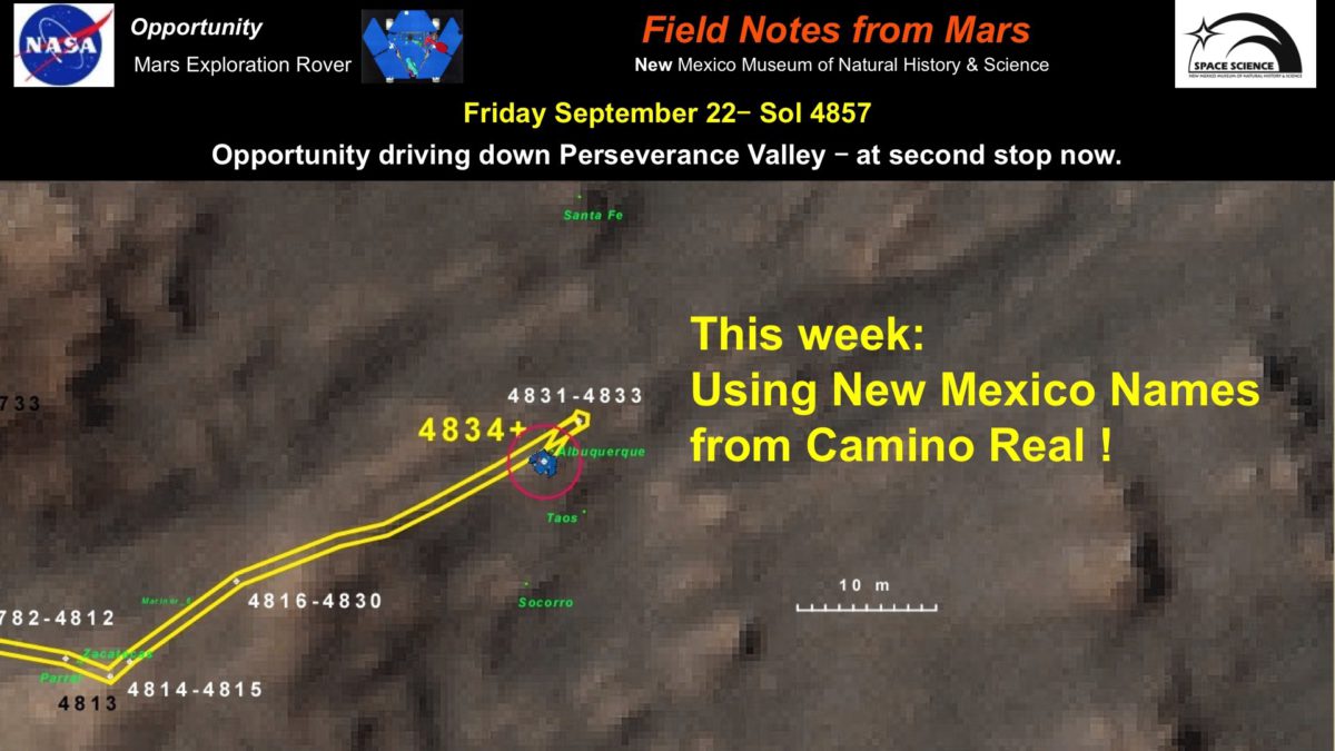 Opportunity status as of sol 4857, slide 4 | The Planetary Society