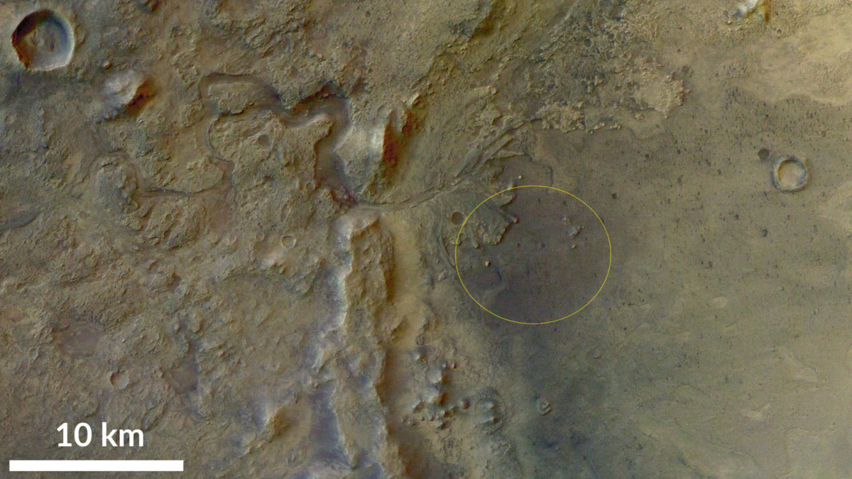 Perseverance rover landing ellipse in Jezero… | The Planetary Society