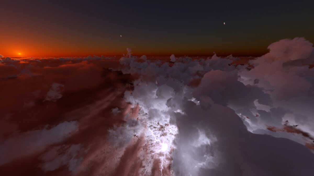 Jovian Lightning Artist's Impression | The Planetary Society