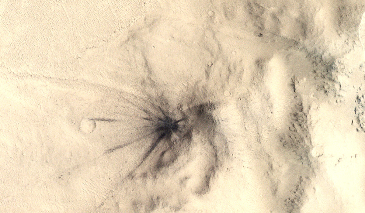 Mars impact crater from TGO | The Planetary Society