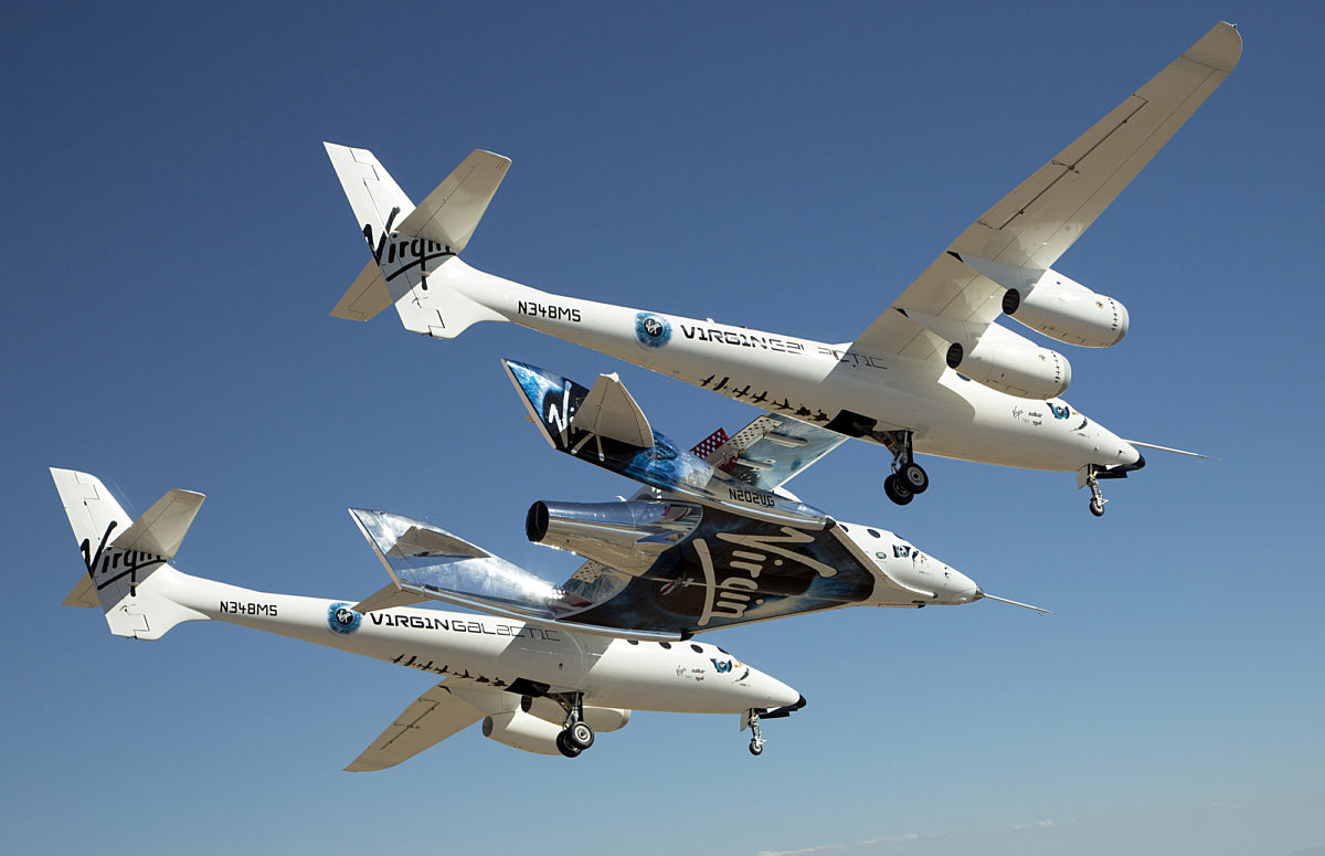 SpaceShipTwo VSS Unity in Flight | The Planetary Society