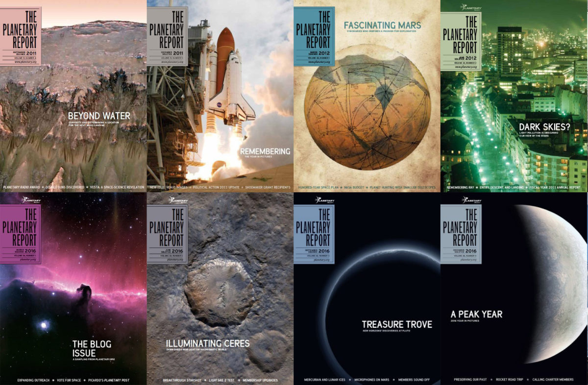 Some Planetary Report Covers | The Planetary Society