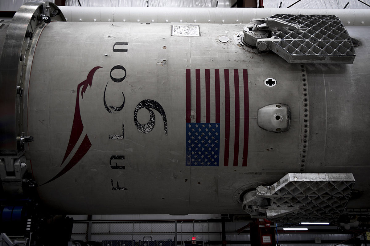 Recovered Falcon 9 first stage closeup | The Planetary Society Recovered Falcon 9 first stage closeup | The Planetary Society