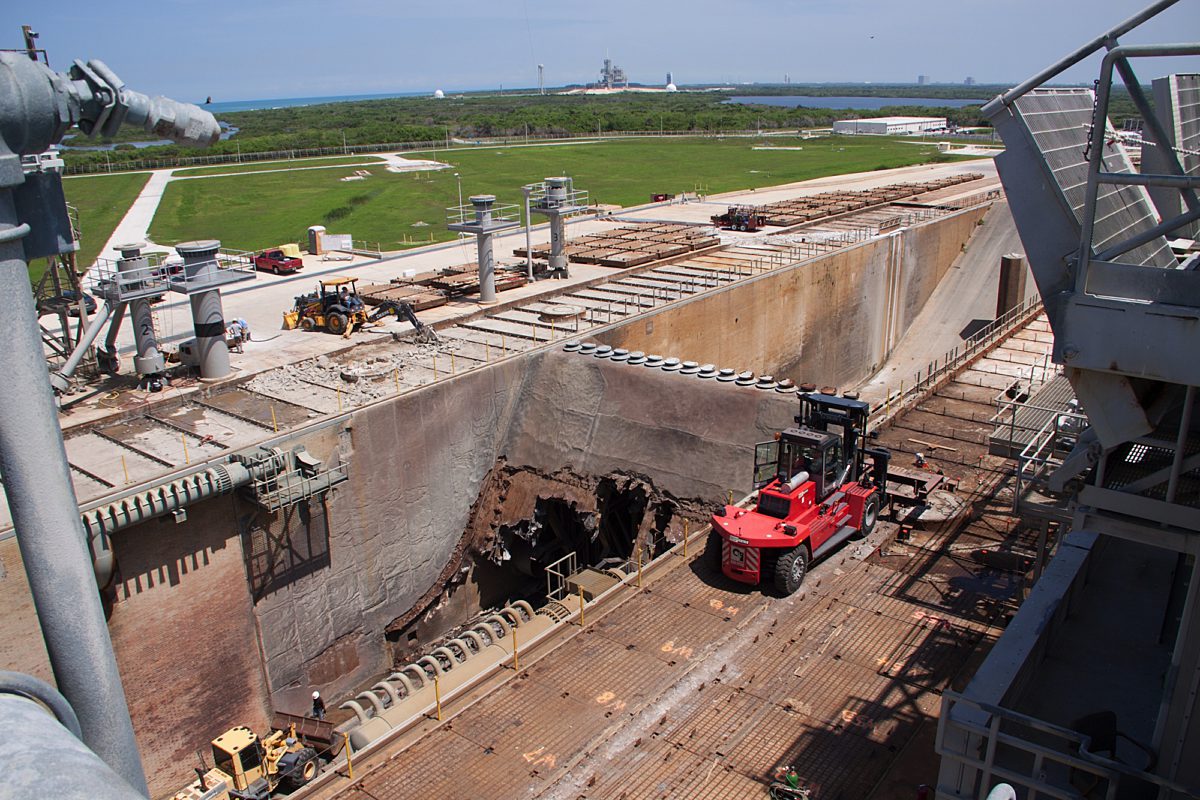 So long, flame trench deflector | The Planetary Society
