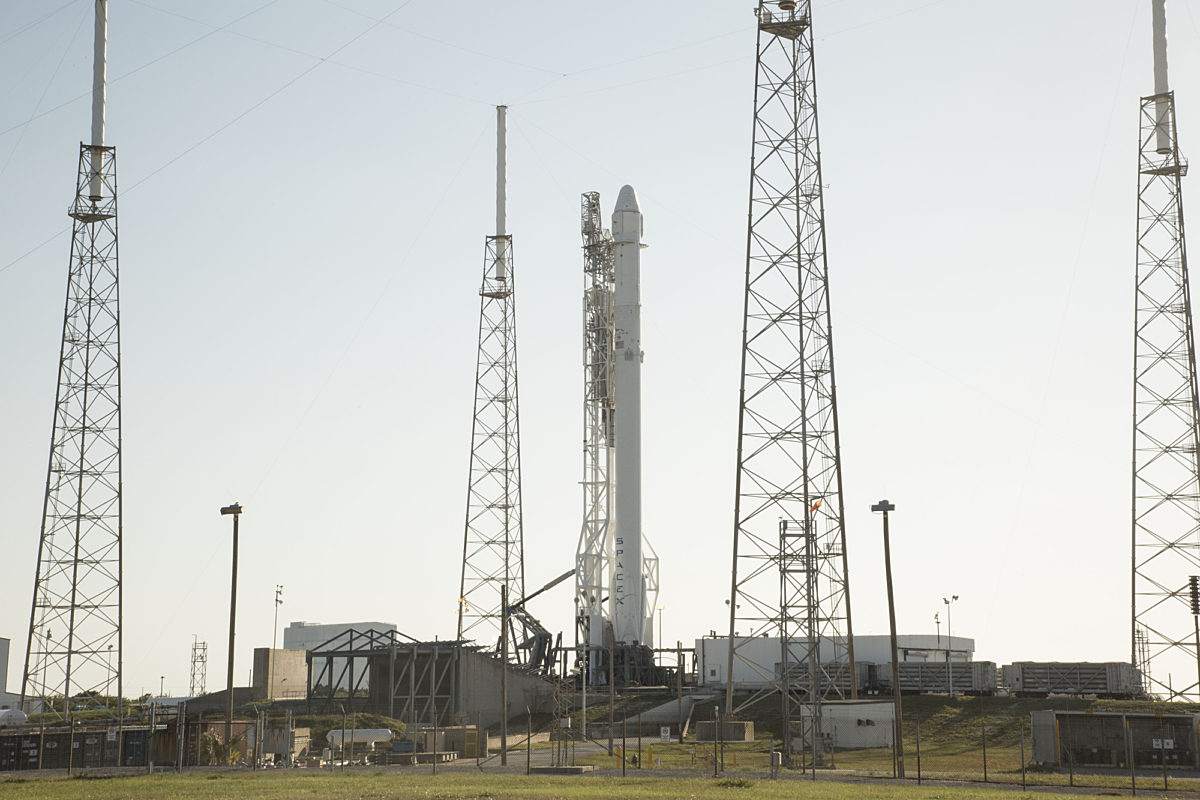 SpaceX CRS-8 on the pad | The Planetary Society