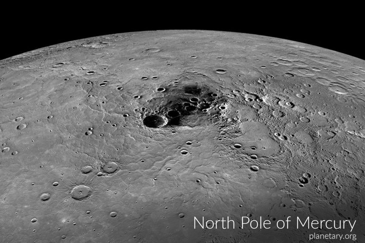 North pole postcard: Mercury | The Planetary Society