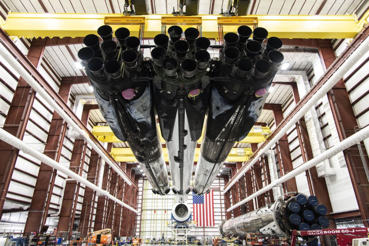 STP-2 Falcon Heavy in hangar | The Planetary Society
