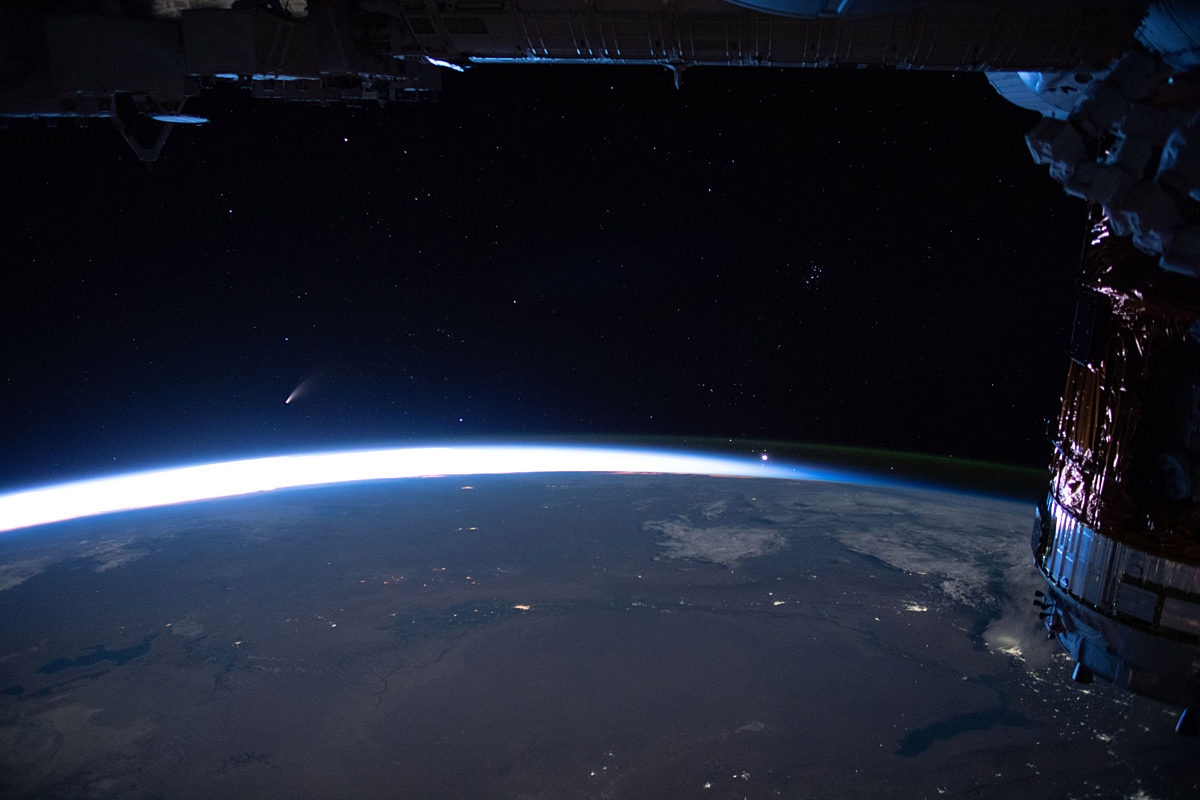 Comet NEOWISE from International Space Station | The Planetary Society