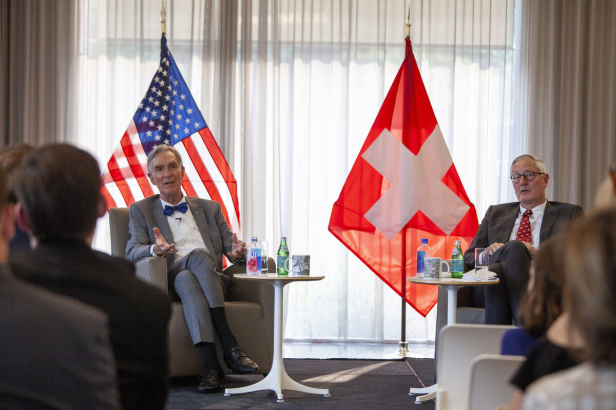 Bill Nye and Swiss Ambassador Jacques… | The Planetary Society