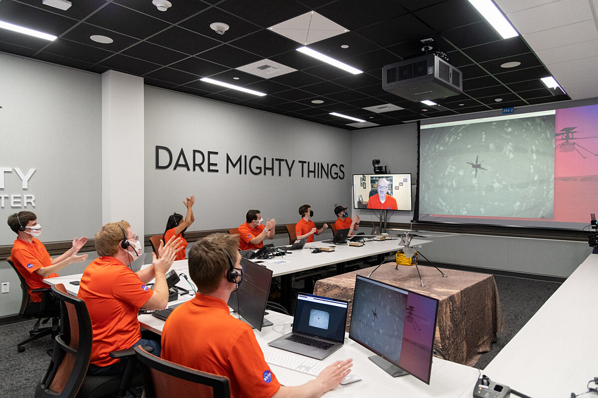 Ingenuity's Team Reacts to Its First Flight | The Planetary Society