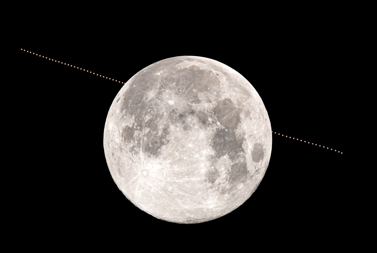 The Moon occulting Mars | The Planetary Society