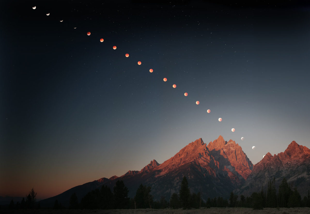Lunar eclipse over the Grand Tetons | The Planetary Society