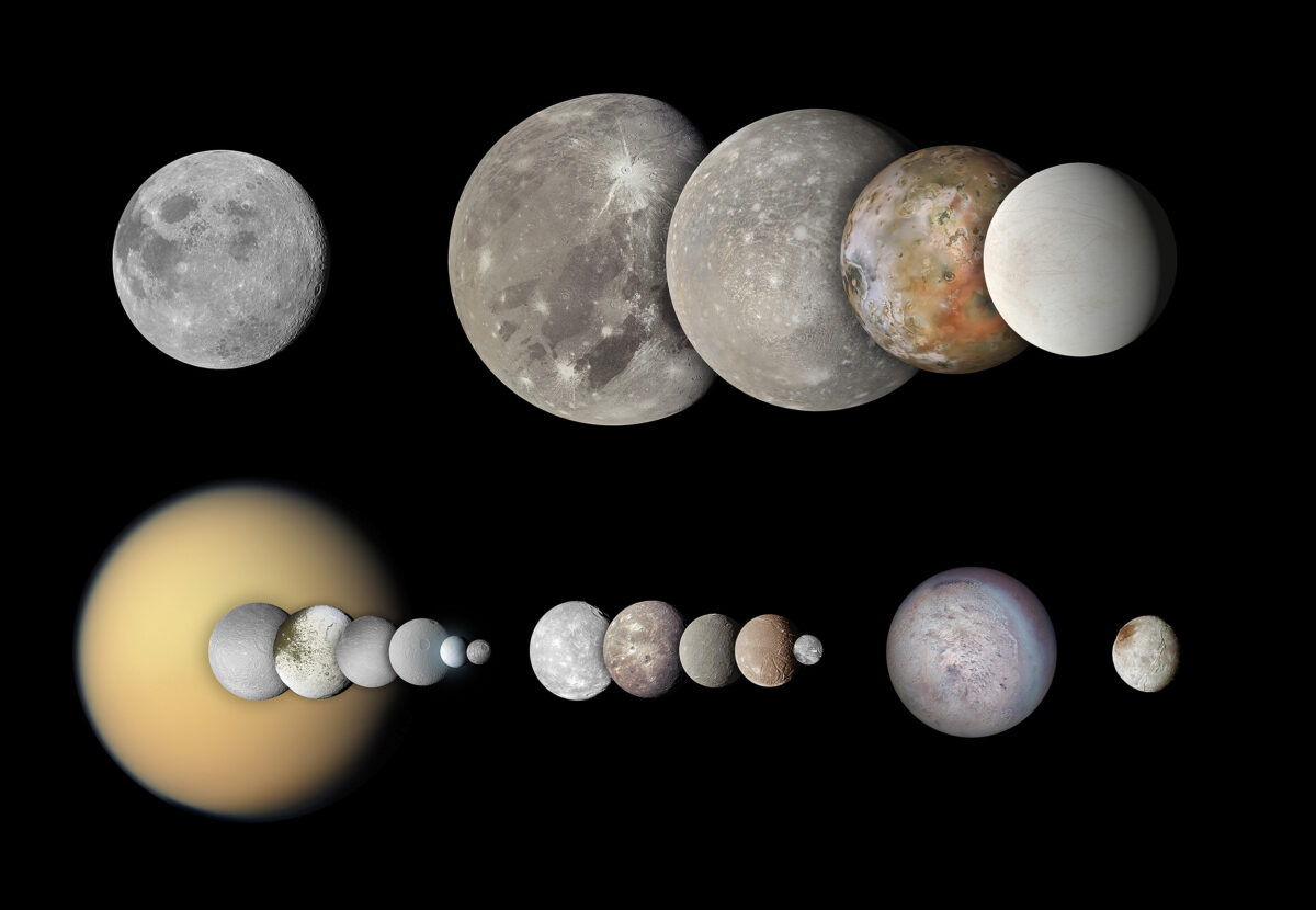 The Solar System's round moons | The Planetary Society