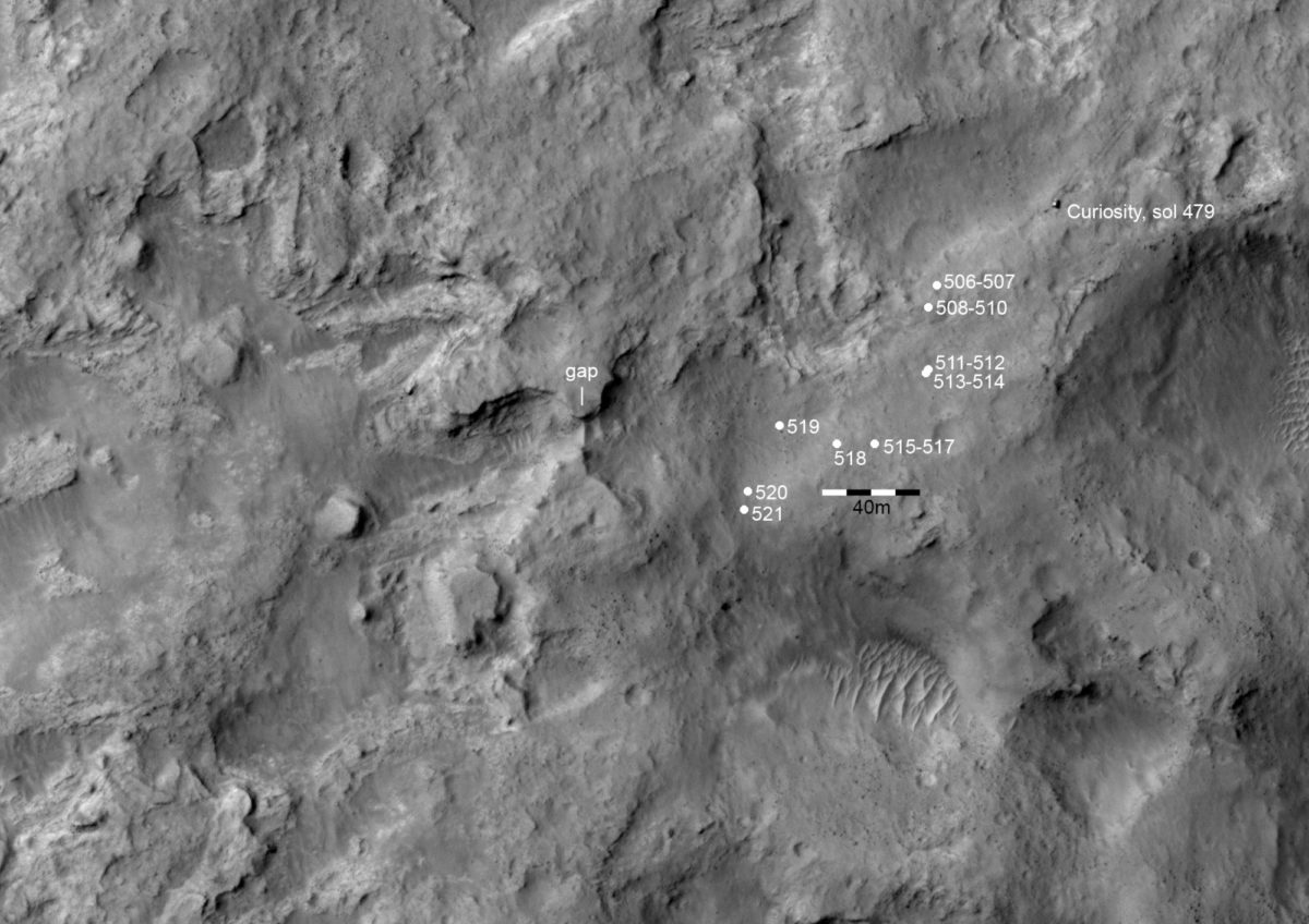 Curiosity images "Dingo Gap," sols 519-521 | The Planetary Society