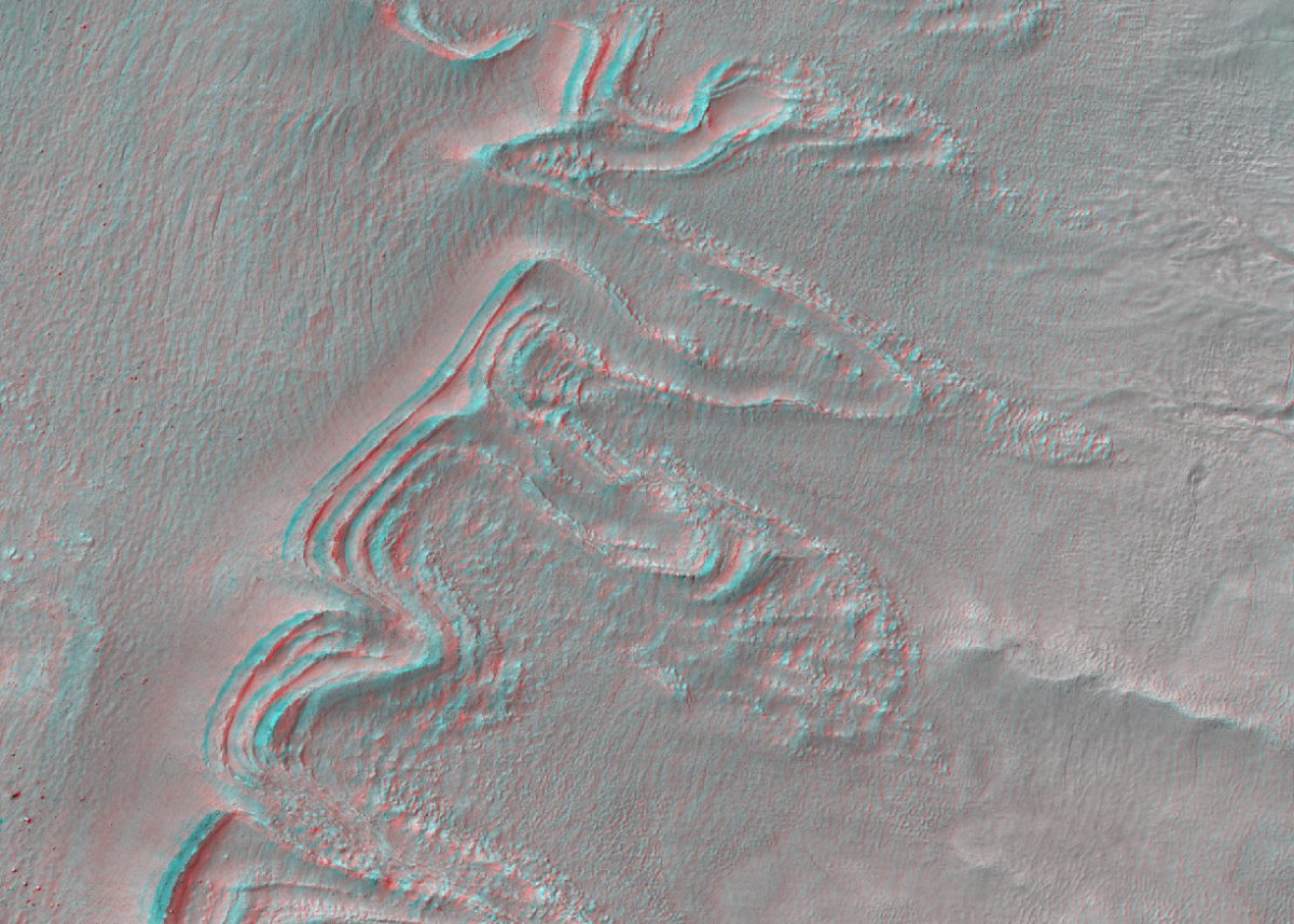 Concentric arcuate ridges at base of crater… | The Planetary Society