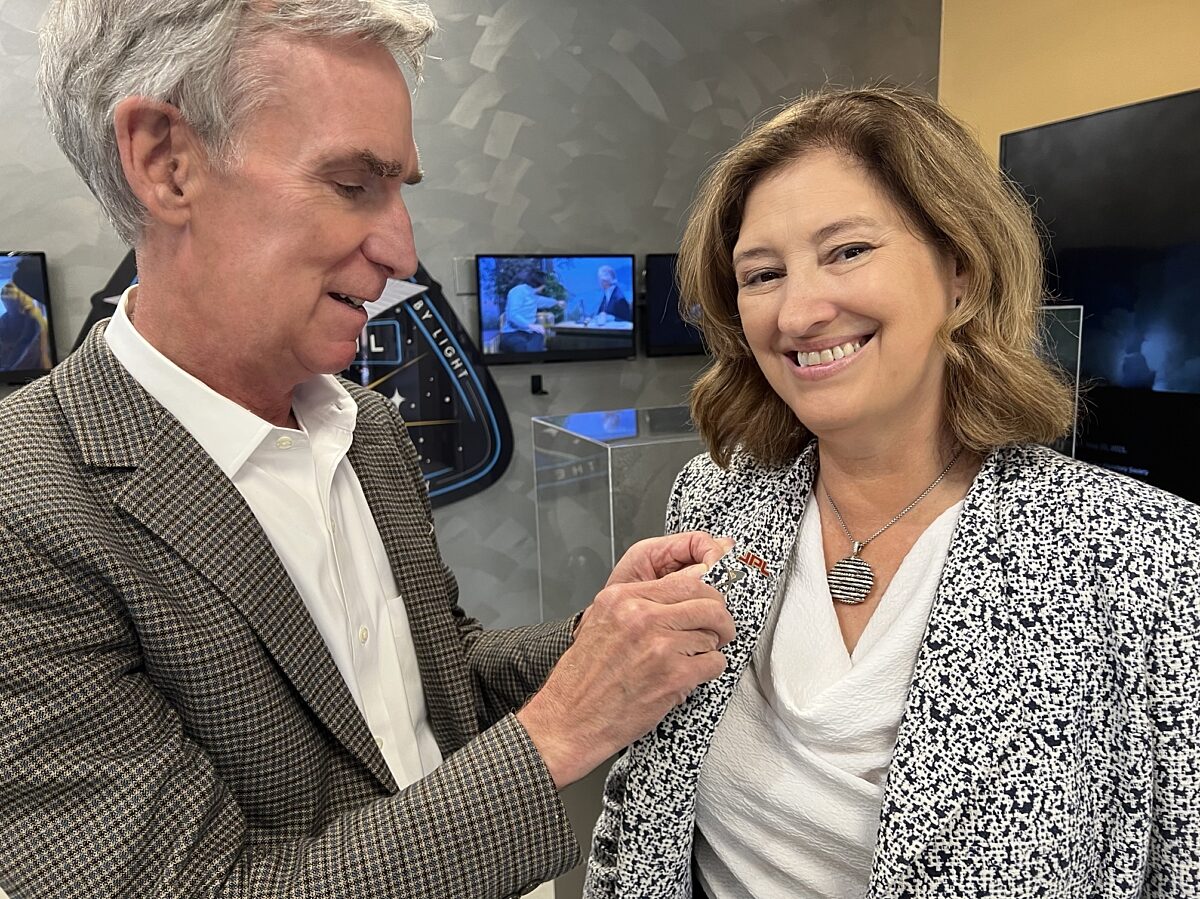 Bill Nye and Laurie Leshin | The Planetary Society