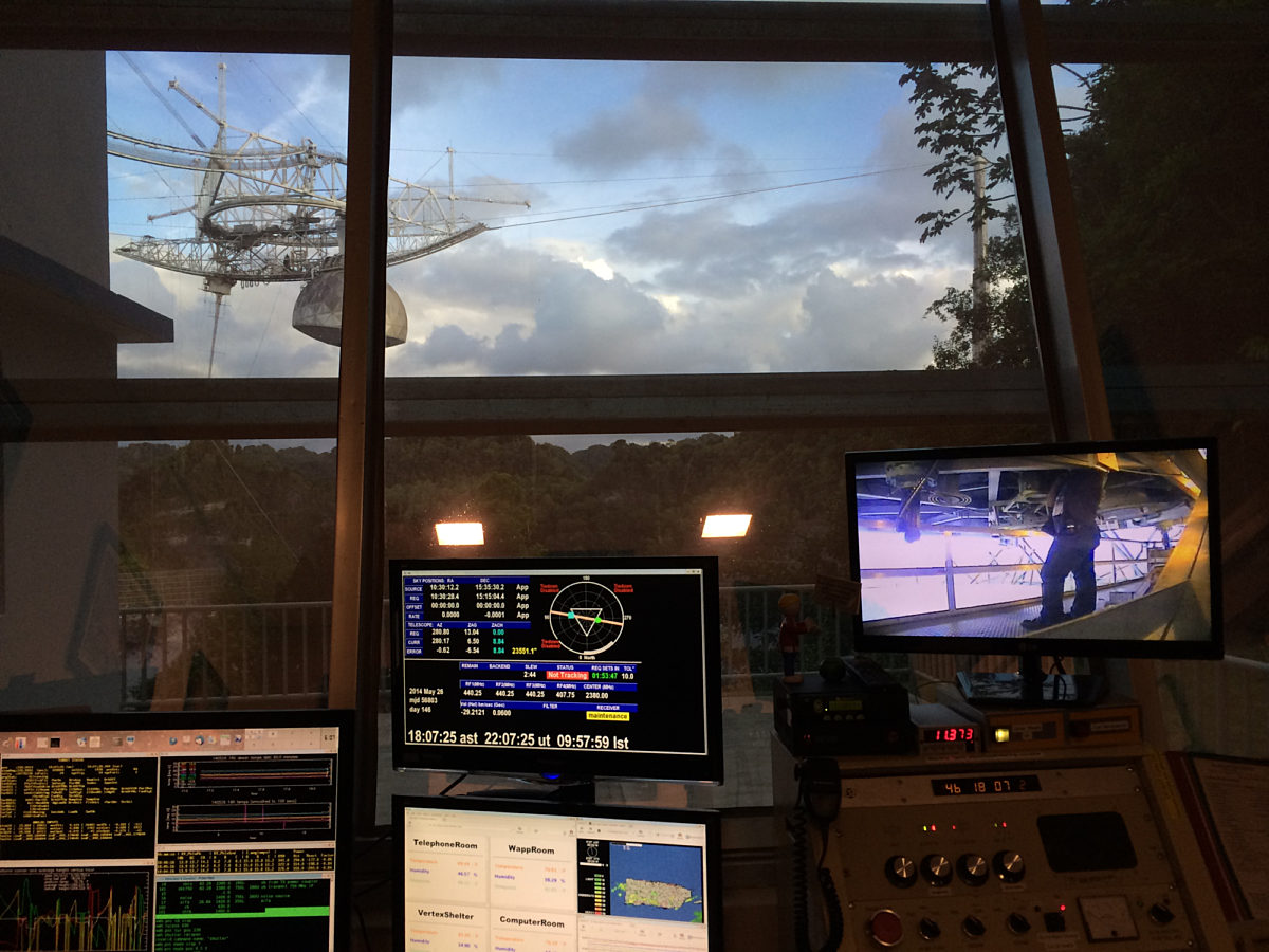 The Arecibo control room | The Planetary Society